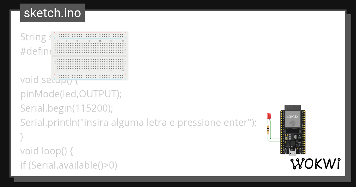 projeto 9 - Wokwi ESP32, STM32, Arduino Simulator