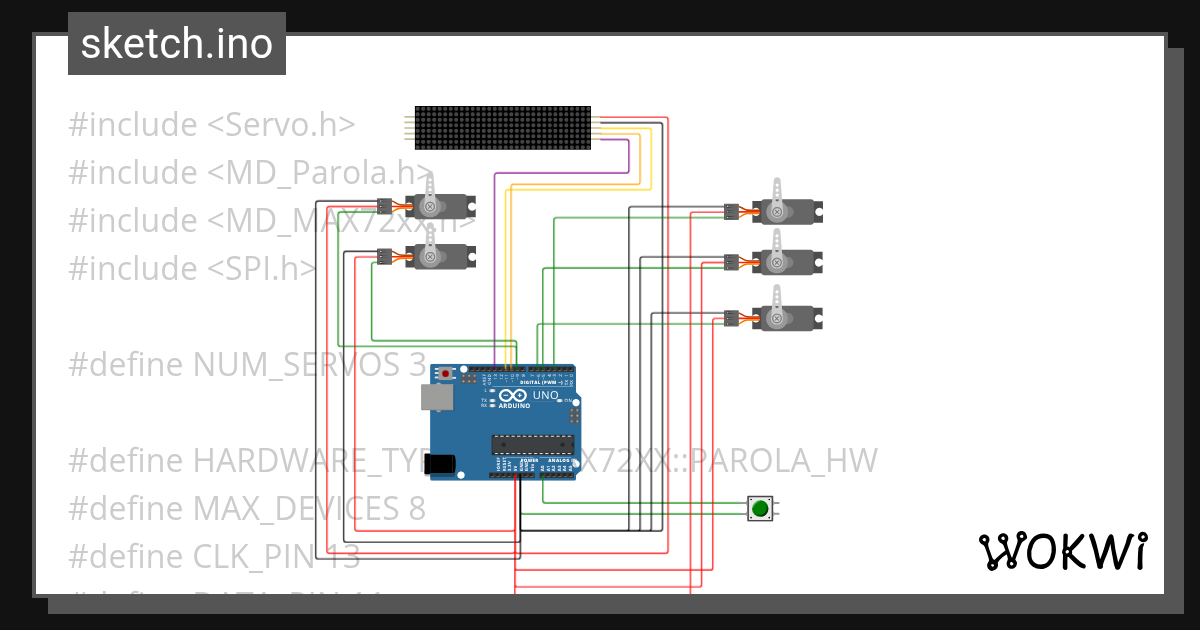 our machine - Wokwi ESP32, STM32, Arduino Simulator