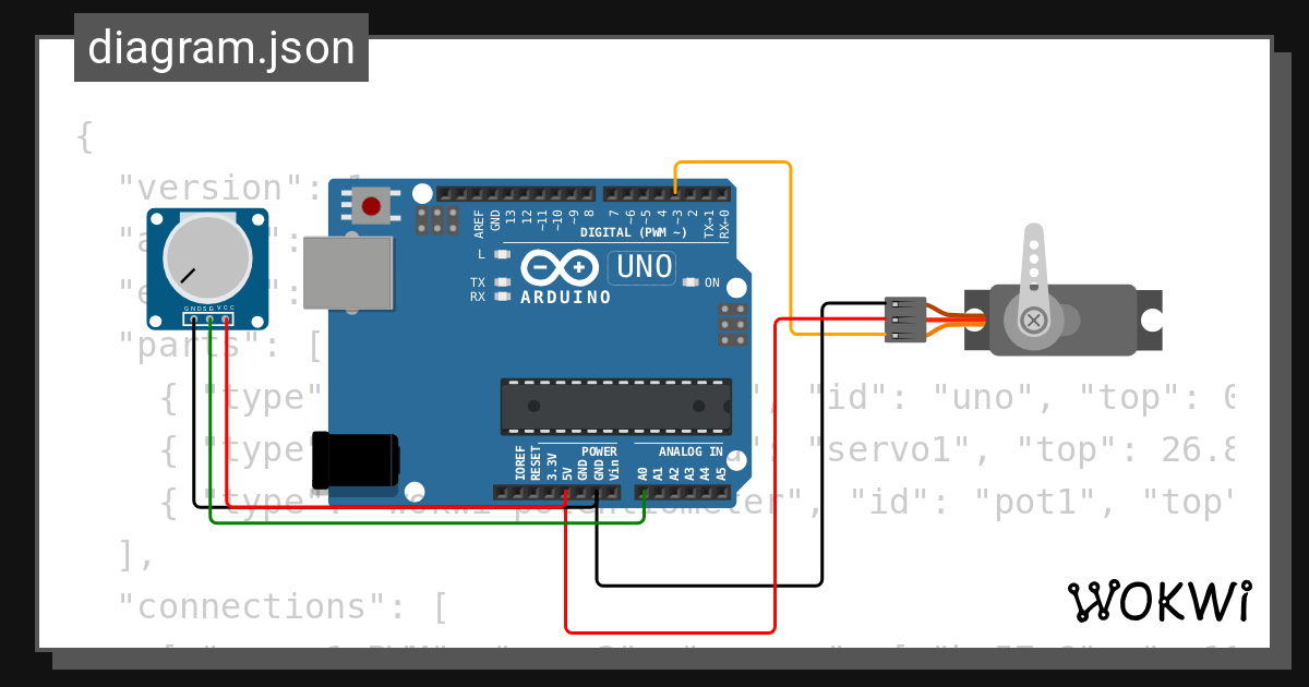 Servomotor Wokwi Esp32 Stm32 Arduino Simulator 9410