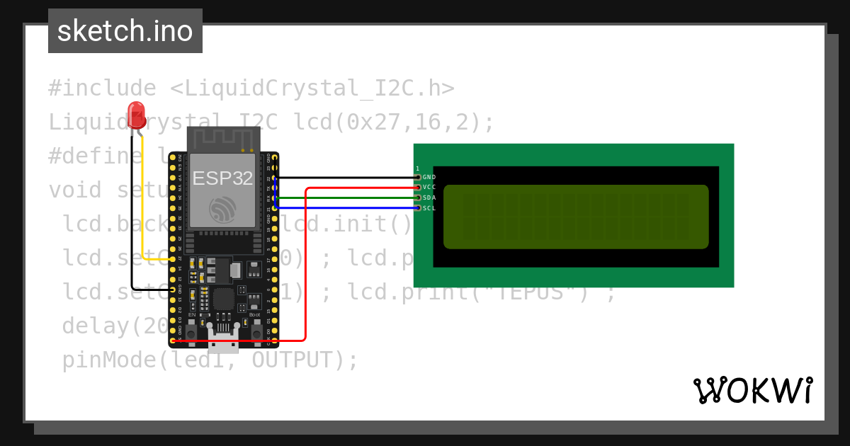 Tugas4 Lcd Dan Led Wokwi Esp32 Stm32 Arduino Simulator 9847