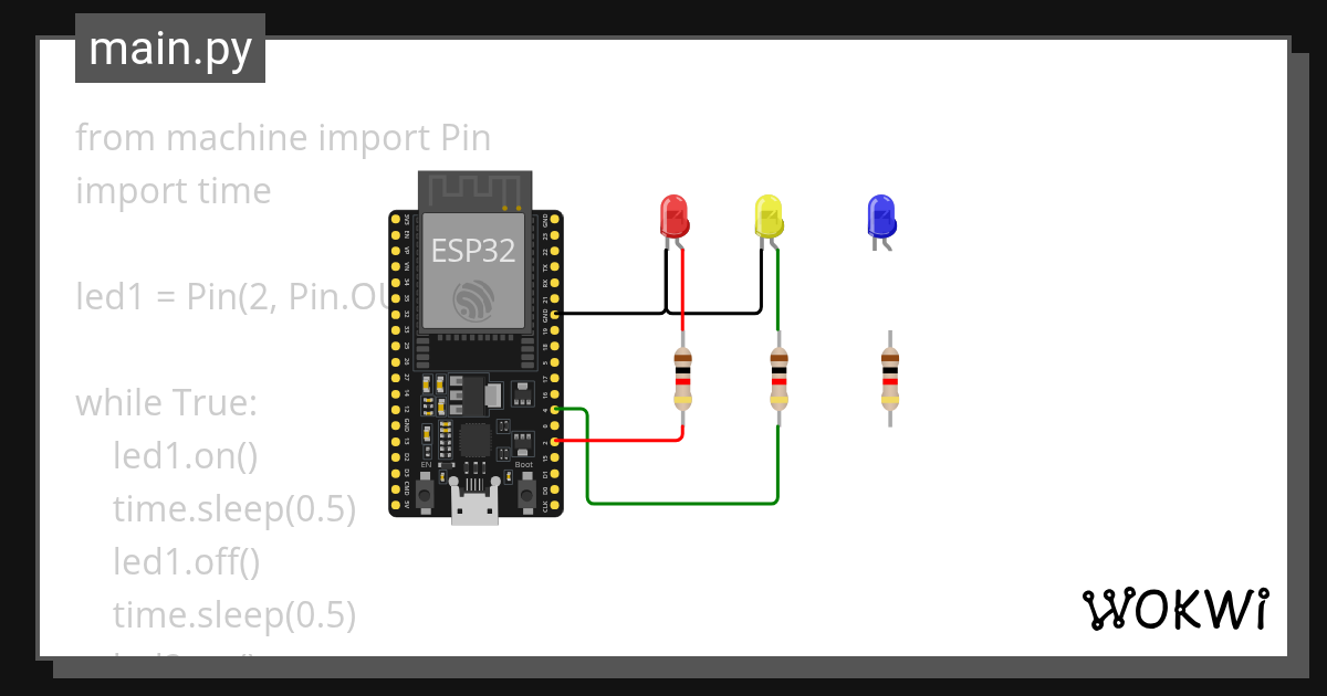 Wokwi - Online ESP32, STM32, Arduino Simulator