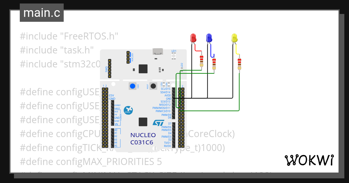 STM32 freertos TP1 Copy - Wokwi ESP32, STM32, Arduino Simulator