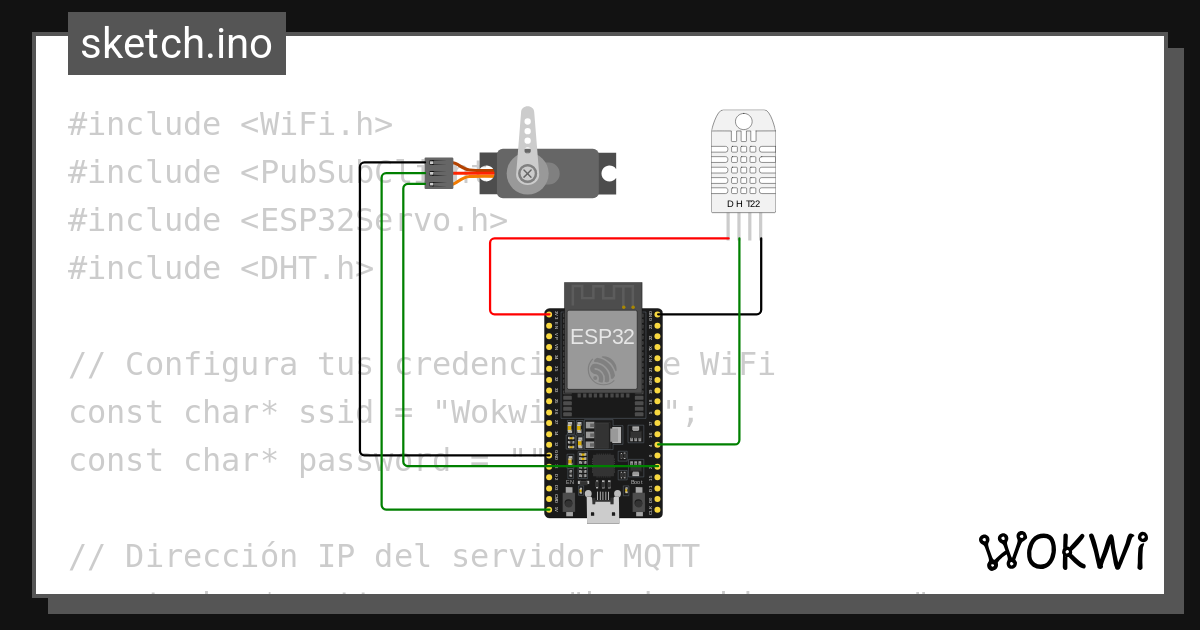 Servomotor Wokwi Esp32 Stm32 Arduino Simulator