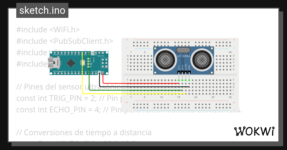 Sensor ultrasonido Copy - Wokwi ESP32, STM32, Arduino Simulator