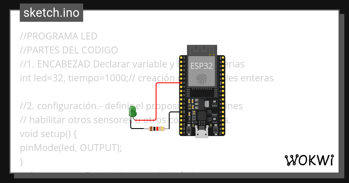 PROYECTO 1 - Wokwi ESP32, STM32, Arduino Simulator