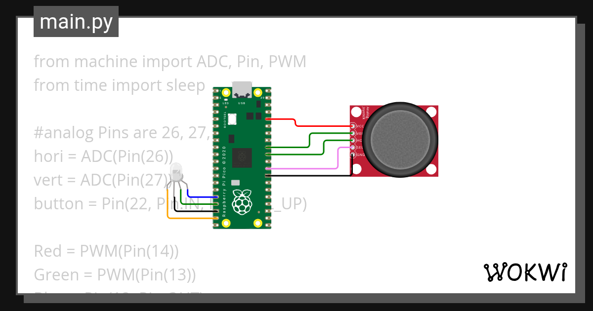 joystick_with_RGB - Wokwi ESP32, STM32, Arduino Simulator
