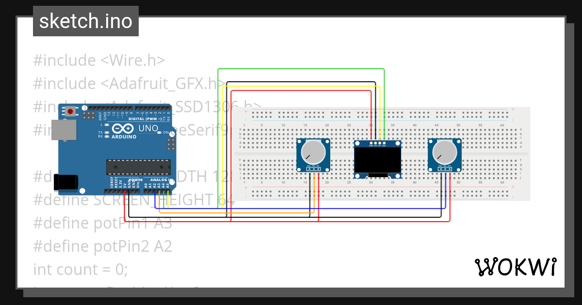 Cars Game - Wokwi ESP32, STM32, Arduino Simulator