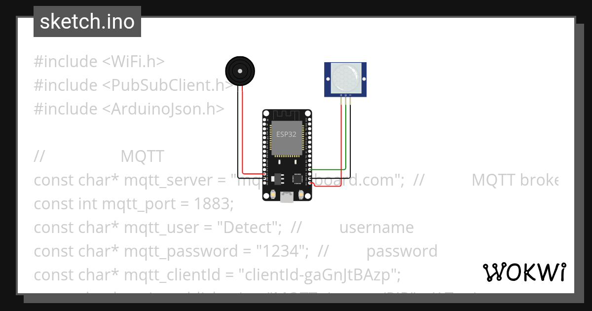 MQTT - Wokwi ESP32, STM32, Arduino Simulator