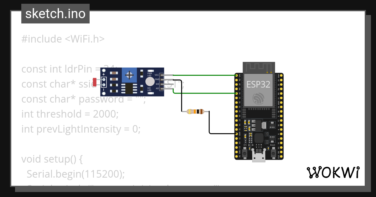 JOAO VICTOR - IoT com ESP32 e Sensor LDR Copy - Wokwi ESP32, STM32, Arduino Simulator