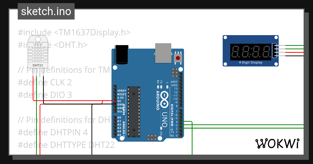 temp.with 4 digit - Wokwi ESP32, STM32, Arduino Simulator
