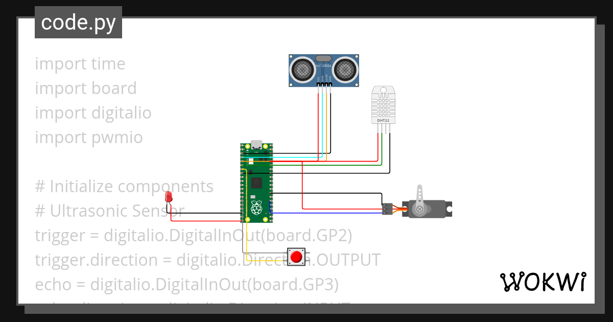 smart room project v3 - Wokwi ESP32, STM32, Arduino Simulator