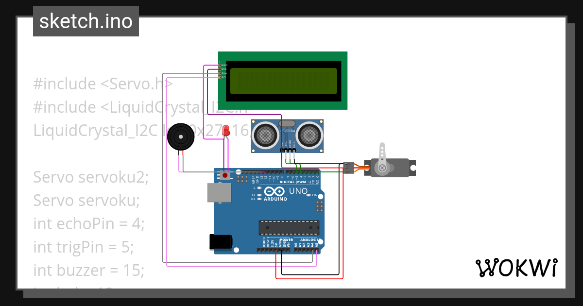 Smart Railway Barrier Wokwi Esp32 Stm32 Arduino Simulator 8724