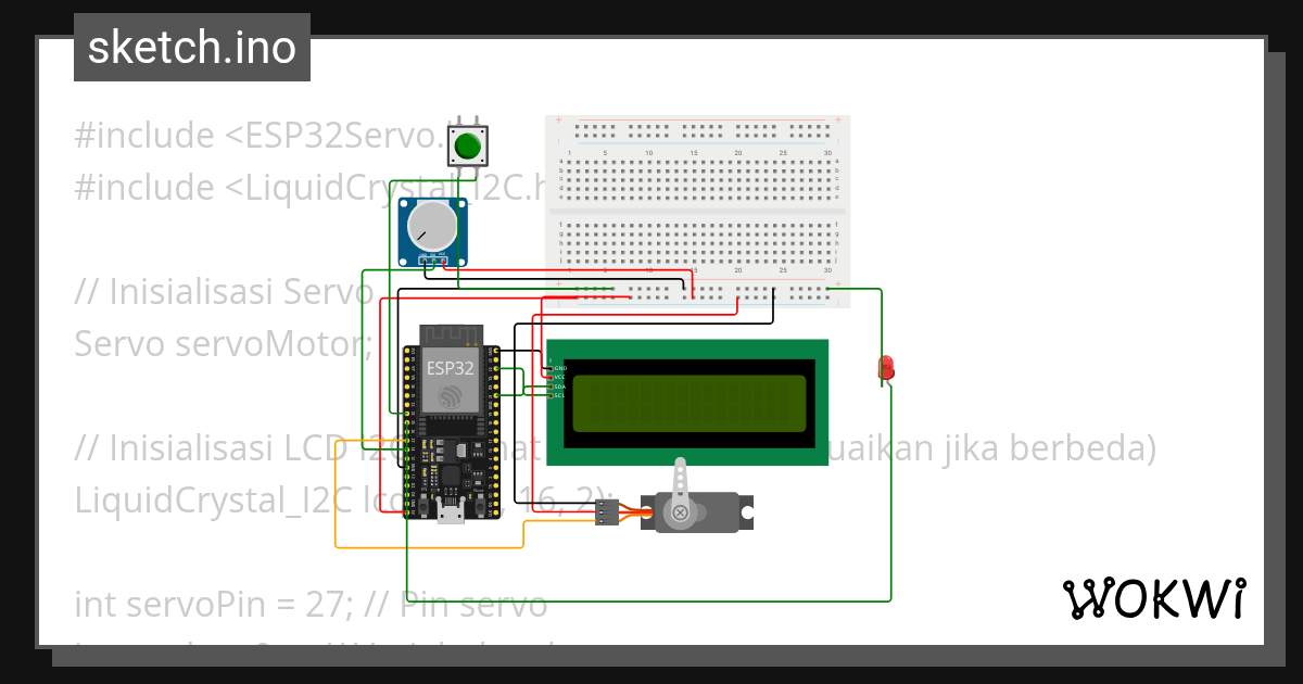 Tugas 6 - Wokwi ESP32, STM32, Arduino Simulator