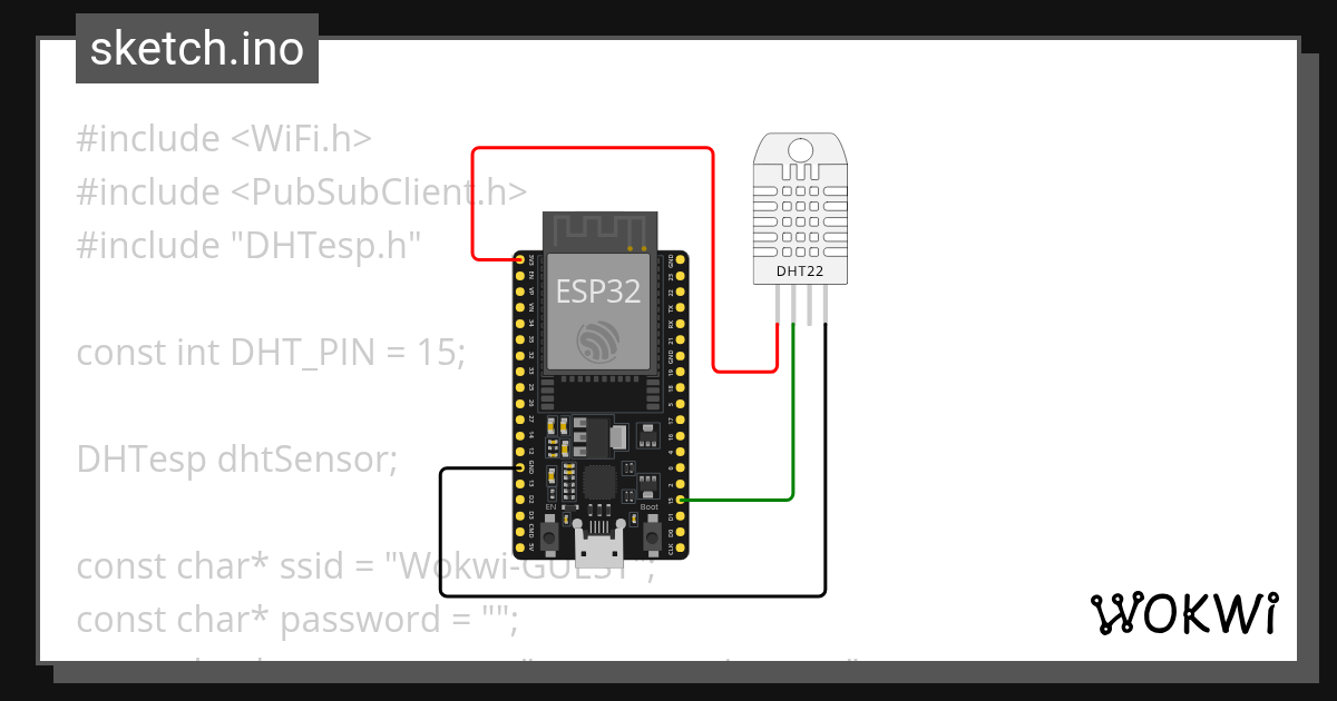 WIFI PTI - Wokwi ESP32, STM32, Arduino Simulator