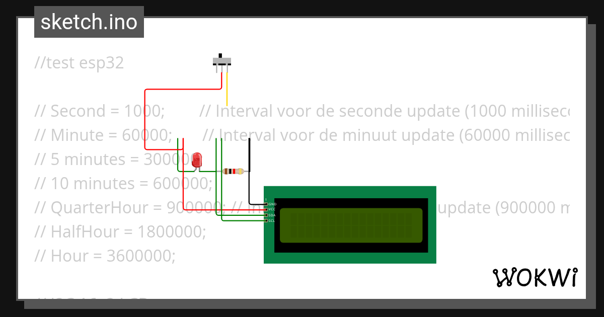 Arduino Nano ESP32test - Wokwi ESP32, STM32, Arduino Simulator