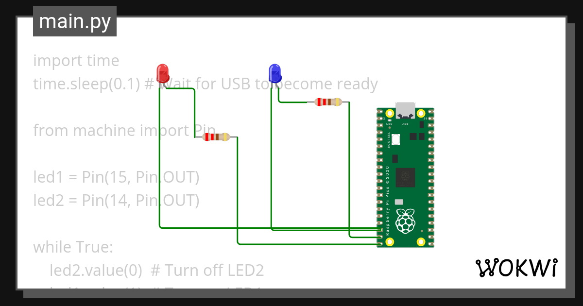 esercizio 2 - Wokwi ESP32, STM32, Arduino Simulator