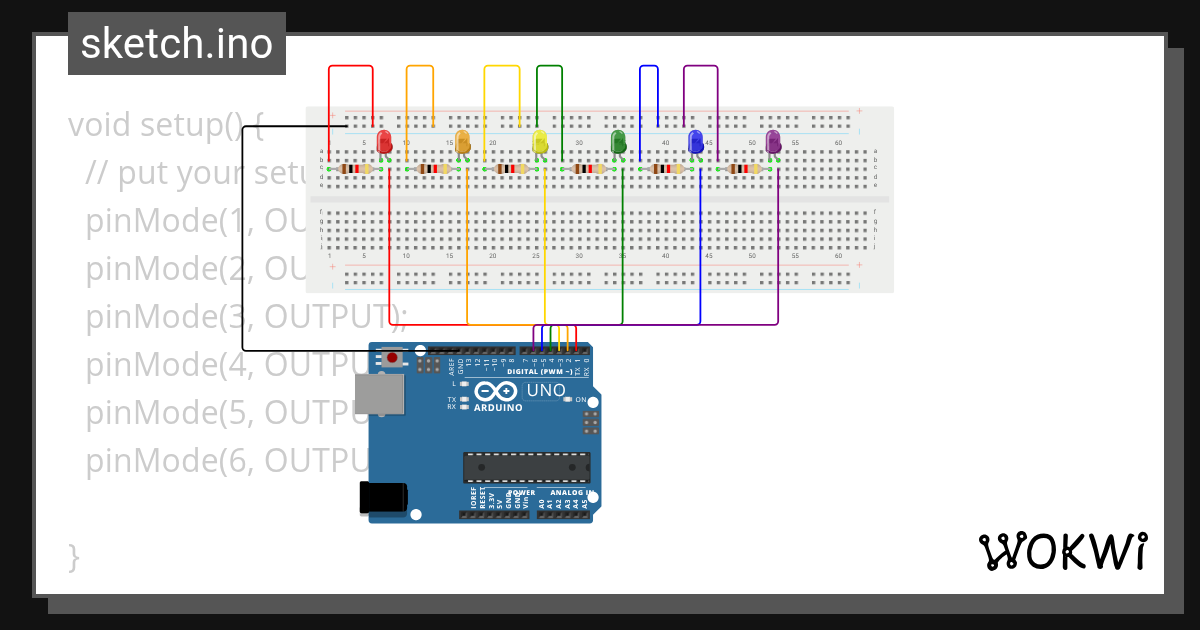 xmas lights - Wokwi ESP32, STM32, Arduino Simulator