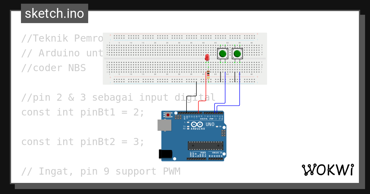 Percobaan 4 Micro Wokwi Esp32 Stm32 Arduino Simulator 8548