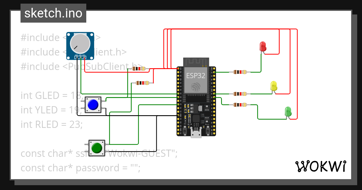 Lab 5_Receive from my phone - Wokwi ESP32, STM32, Arduino Simulator
