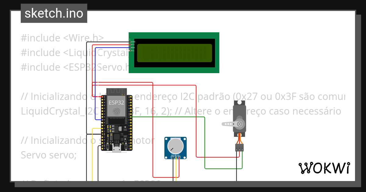 servo motor - Wokwi ESP32, STM32, Arduino Simulator