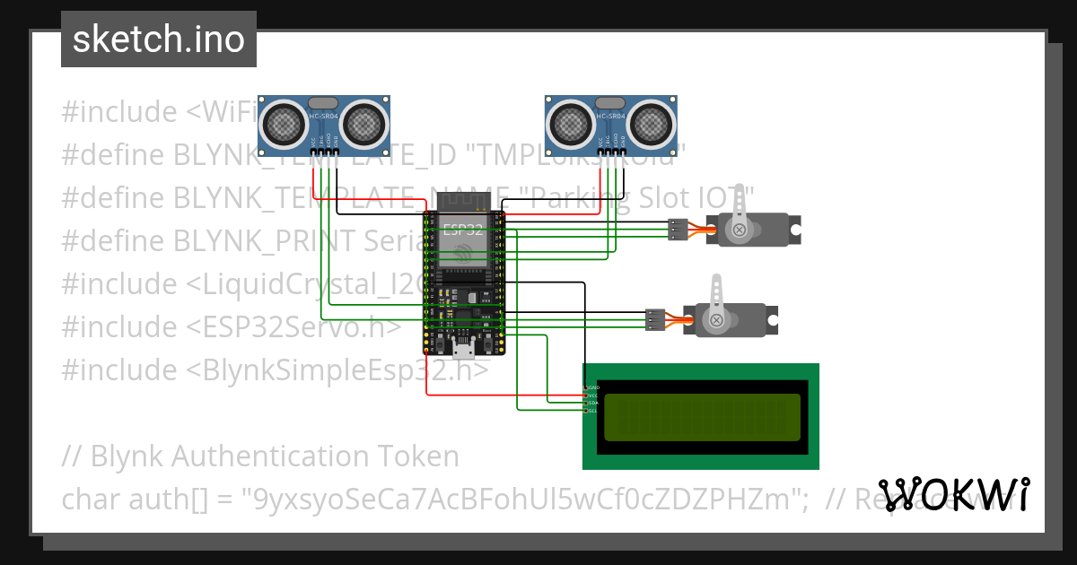 Sistem Palang PARKIR - Wokwi ESP32, STM32, Arduino Simulator Sistem Palang PARKIR - Wokwi ESP32, STM32, Arduino Simulator