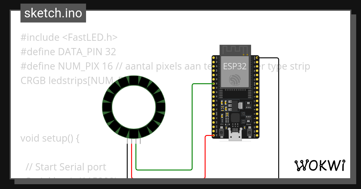 fastled_demo - Wokwi ESP32, STM32, Arduino Simulator