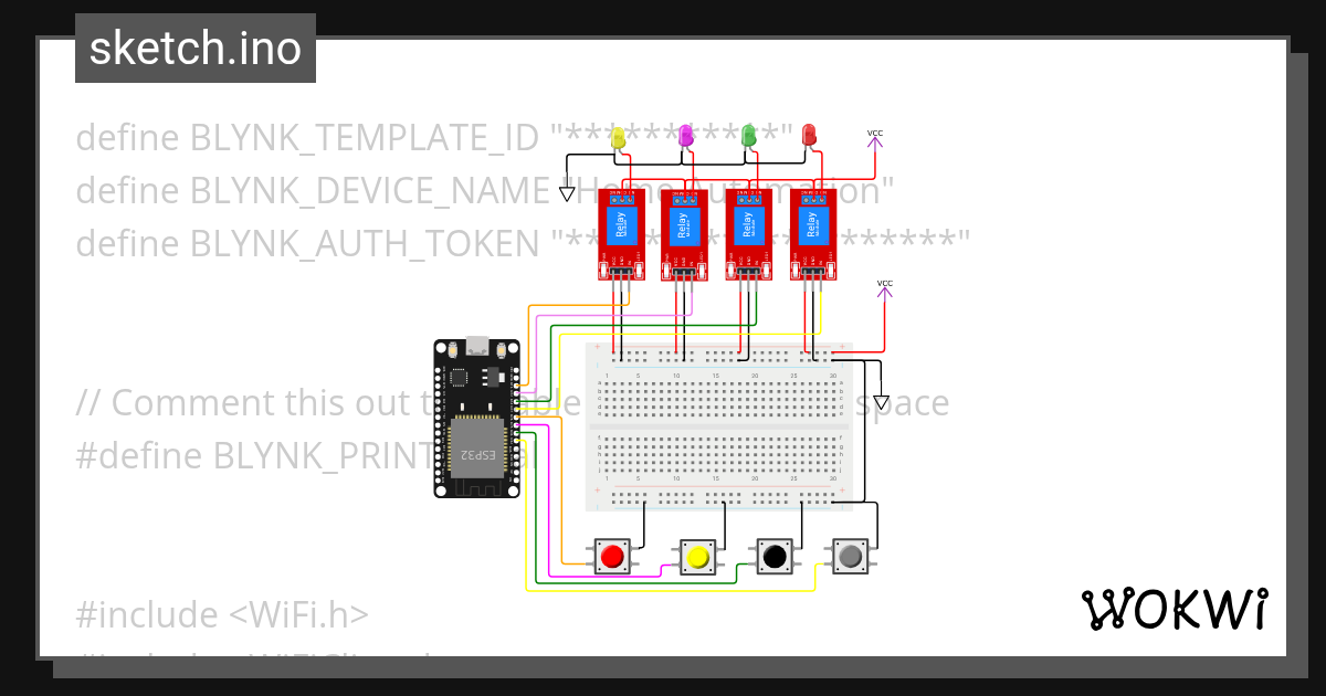 blynk iot - Wokwi ESP32, STM32, Arduino Simulator