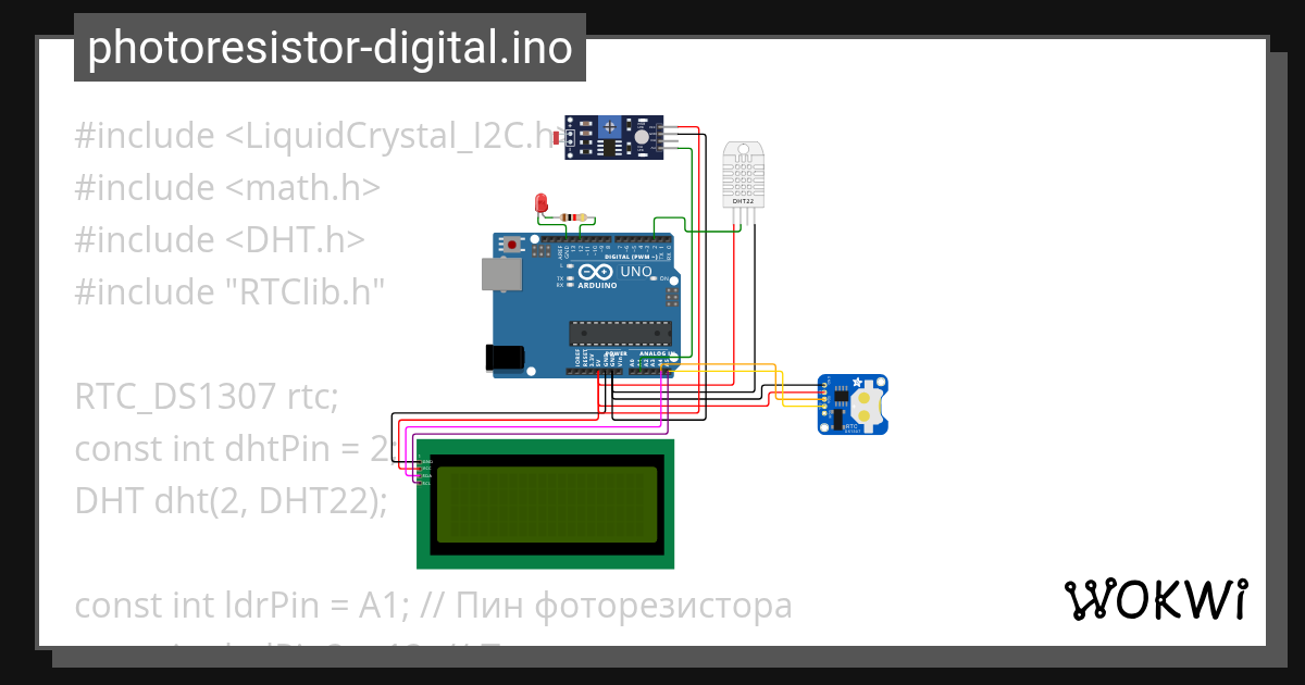 photoresistor-digital.ino Copy - Wokwi ESP32, STM32, Arduino Simulator