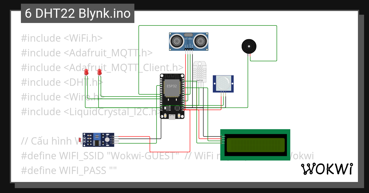 IOT6 - Wokwi ESP32, STM32, Arduino Simulator