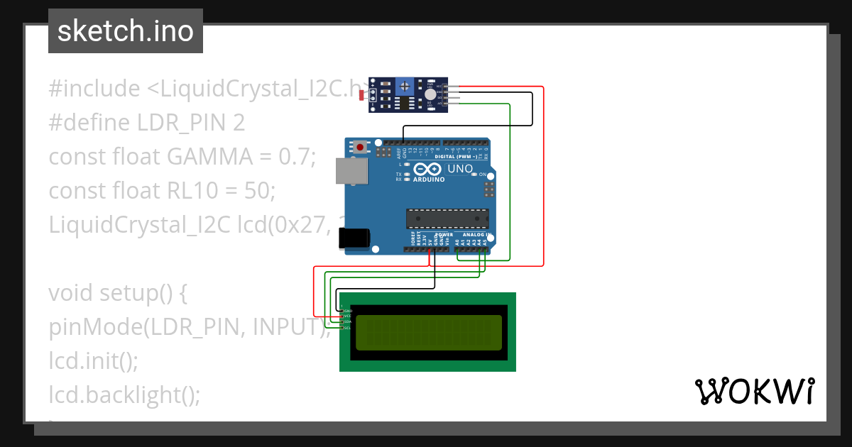 LDR - Wokwi ESP32, STM32, Arduino Simulator LDR - Wokwi ESP32, STM32, Arduino Simulator