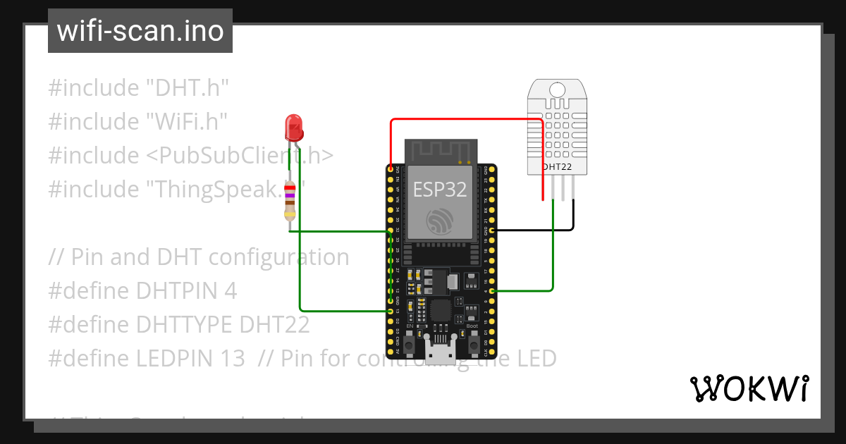 ESP32 connecter avec THingSpeak and MQQT Protocol using Mosquitto - Wokwi ESP32, STM32, Arduino ...