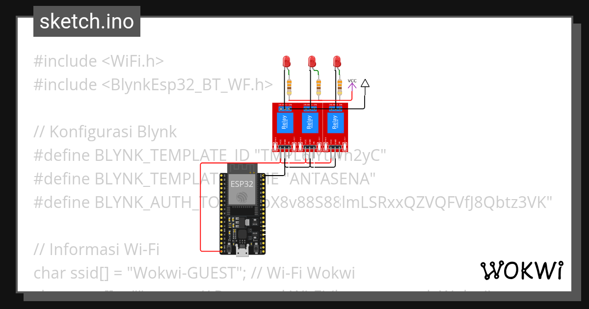 relay - Wokwi ESP32, STM32, Arduino Simulator