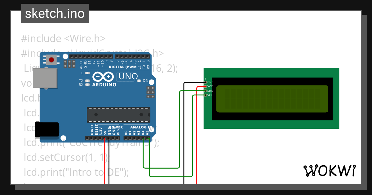 LCD - Wokwi ESP32, STM32, Arduino Simulator