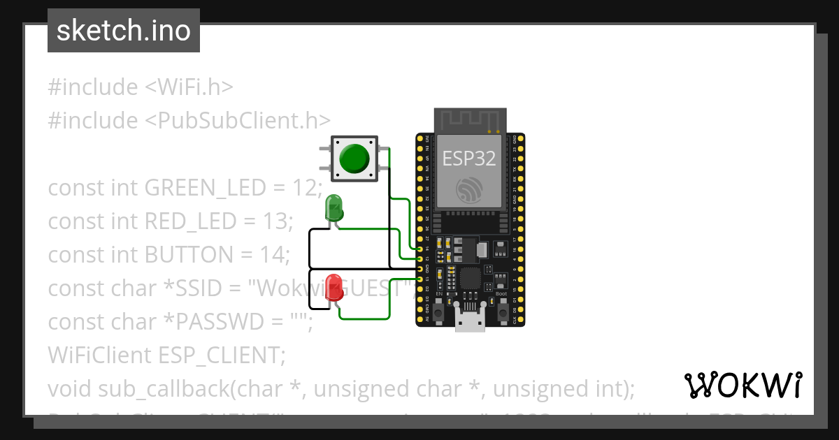lab3 - Wokwi ESP32, STM32, Arduino Simulator