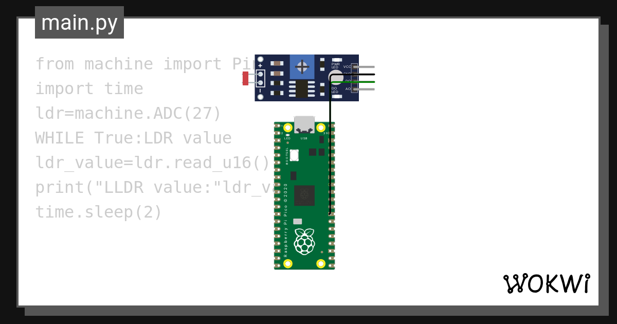 Ldr Wokwi Esp32 Stm32 Arduino Simulator 9359