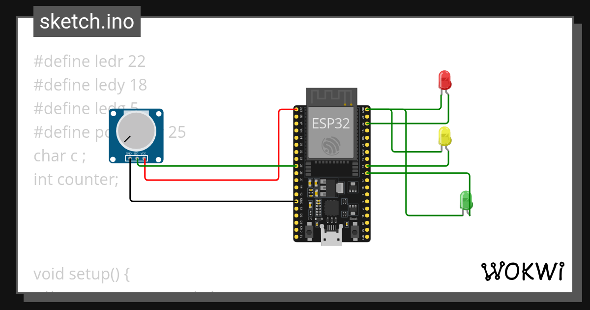 Wokwi - Online ESP32, STM32, Arduino Simulator