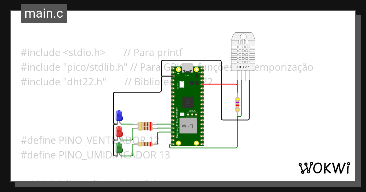 rp2040 + dht22 2 - Wokwi ESP32, STM32, Arduino Simulator