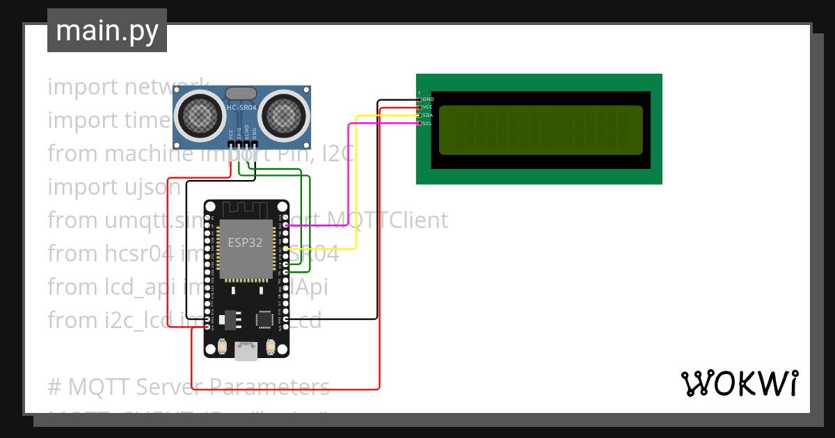 ESP 32 to hive MQ MUHD SYAKIR - Wokwi ESP32, STM32, Arduino Simulator