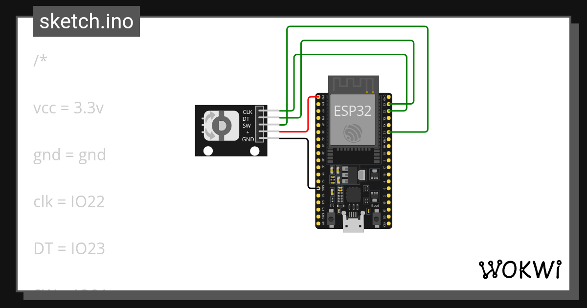 Rotacion - Wokwi ESP32, STM32, Arduino Simulator