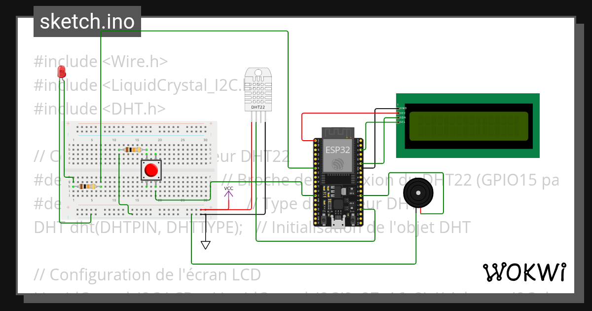 dht22 - Wokwi ESP32, STM32, Arduino Simulator