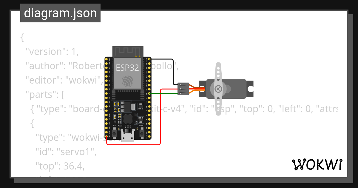 ESP32 servo python - Wokwi ESP32, STM32, Arduino Simulator