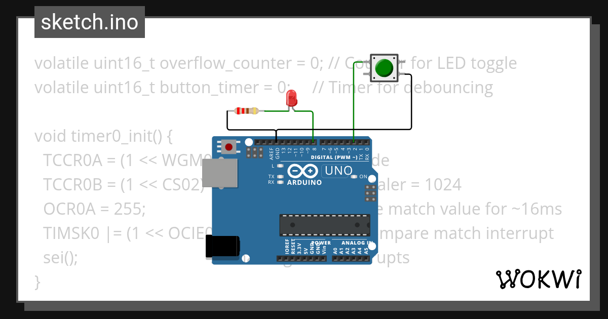 ex1 - Wokwi ESP32, STM32, Arduino Simulator
