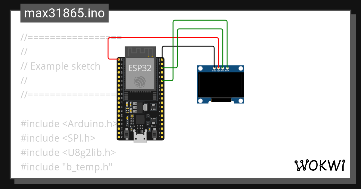 max31865 - Wokwi ESP32, STM32, Arduino Simulator
