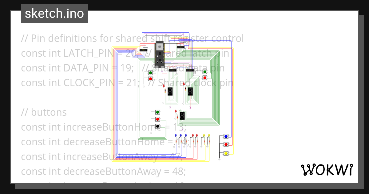Tablero ESP32 S3 WROOM Catodo - Wokwi ESP32, STM32, Arduino Simulator