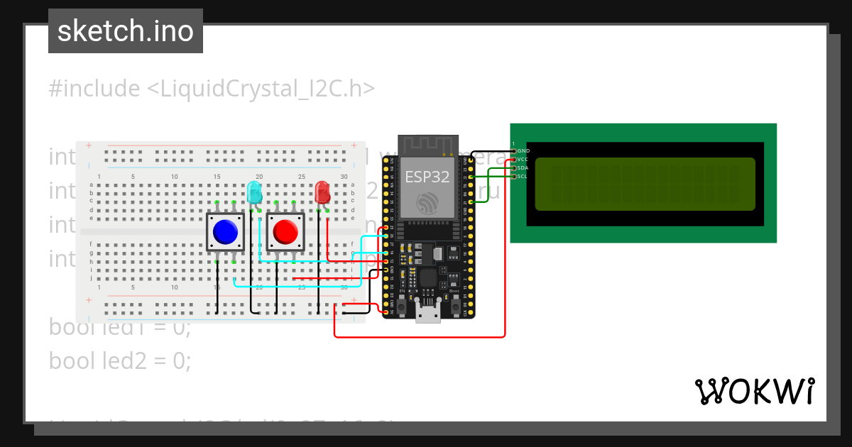 tugas 7 - Wokwi ESP32, STM32, Arduino Simulator