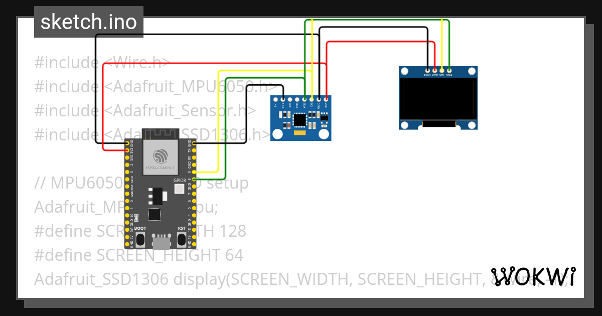 Vibration Monitor - Wokwi ESP32, STM32, Arduino Simulator