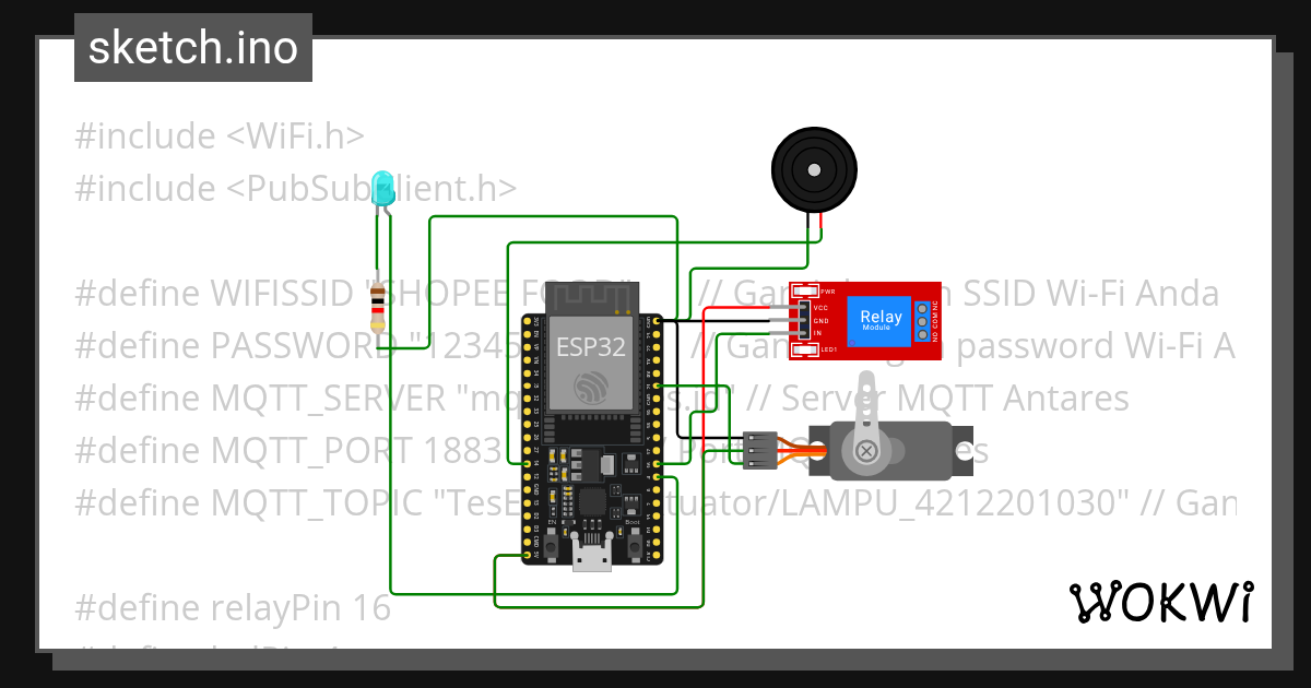 Latihan Modul 10 Wokwi Esp32 Stm32 Arduino Simulator 