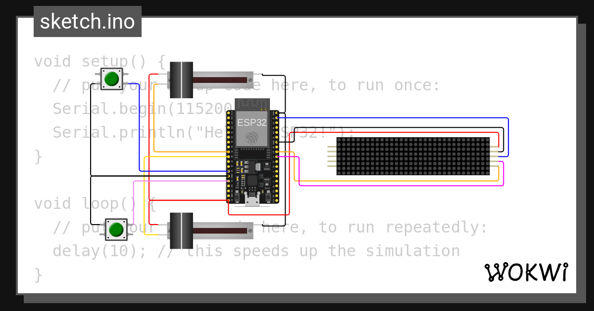 Pong Game - Embedded System - Wokwi ESP32, STM32, Arduino Simulator Pong Game - Embedded System - Wokwi ESP32, STM32, Arduino Simulator