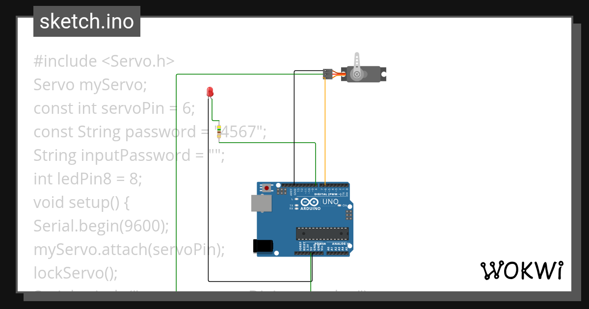 tranca eletronica v0.5 - Wokwi ESP32, STM32, Arduino Simulator