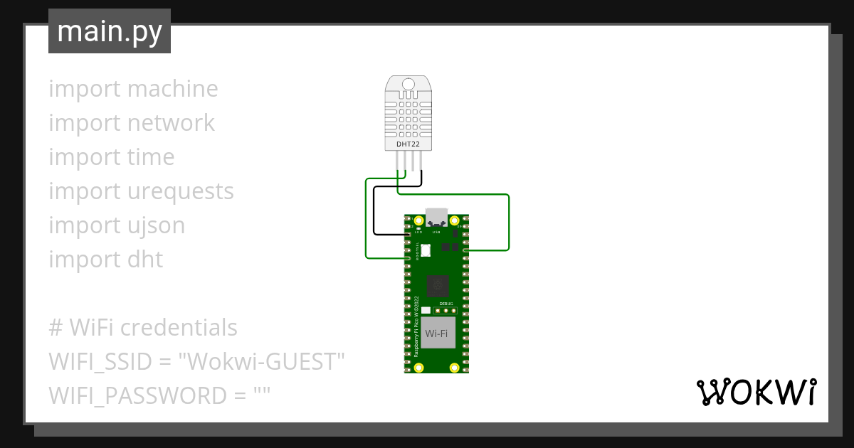 Pi Pico W - EMJ47703 exercise 2 - Wokwi ESP32, STM32, Arduino Simulator
